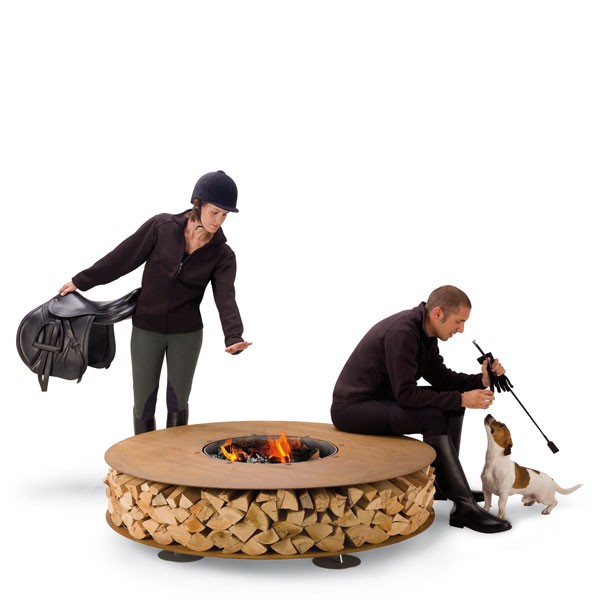 Brazier Zero Small Black - JardinChic